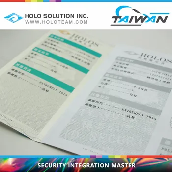 Security Anti Copy Paper Contract Certificate Paper - Buy Copy Paper ...