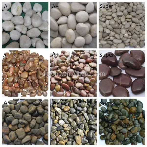 Garden Pebble Stone Decoration Black Pebble Stone Flooring - Buy Pebble ...
