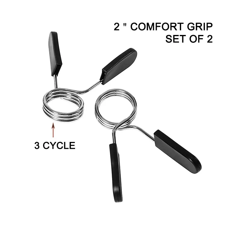 Weightlifting Spring Lock Collars - Secure & Customizable