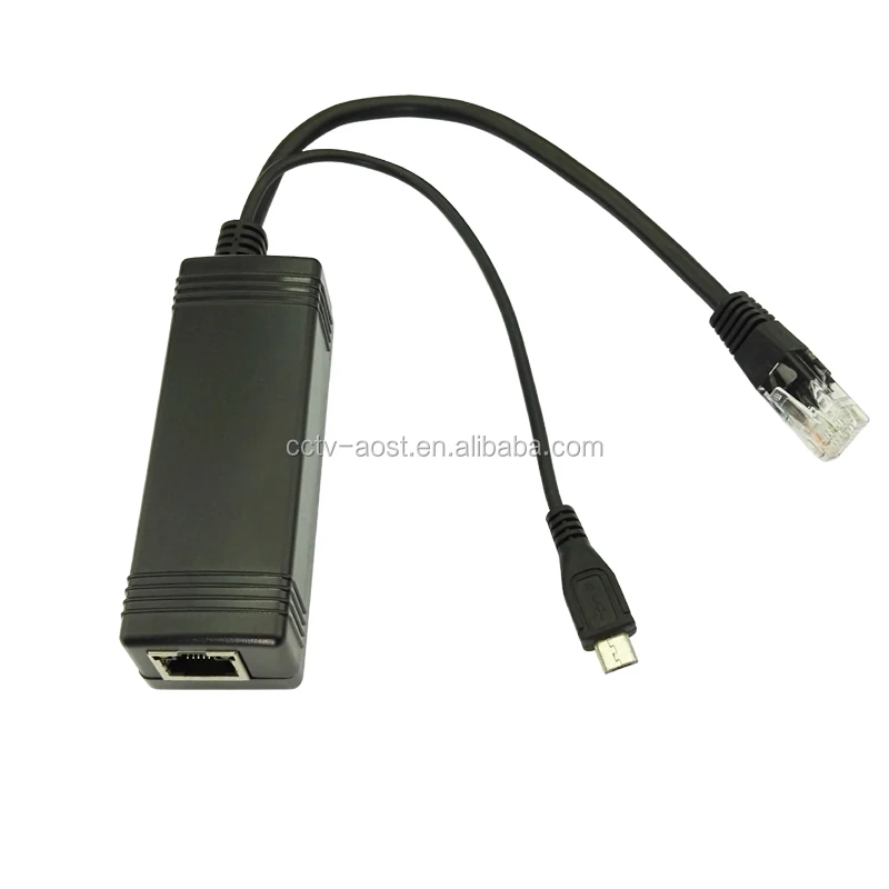 5V2A Micro Mini Usb POE Splitter for CCTV Camera - Stock