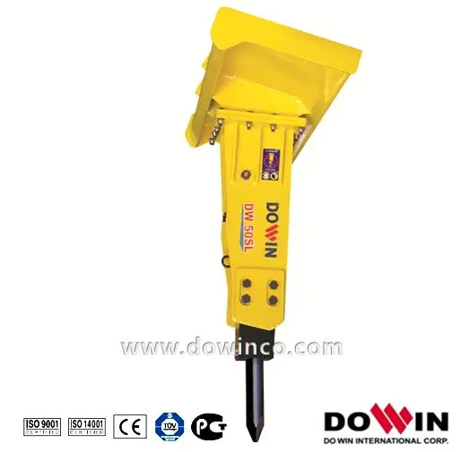 Mini Hydraulic Concrete Rock Breaker - Martelete Retroescavadeira