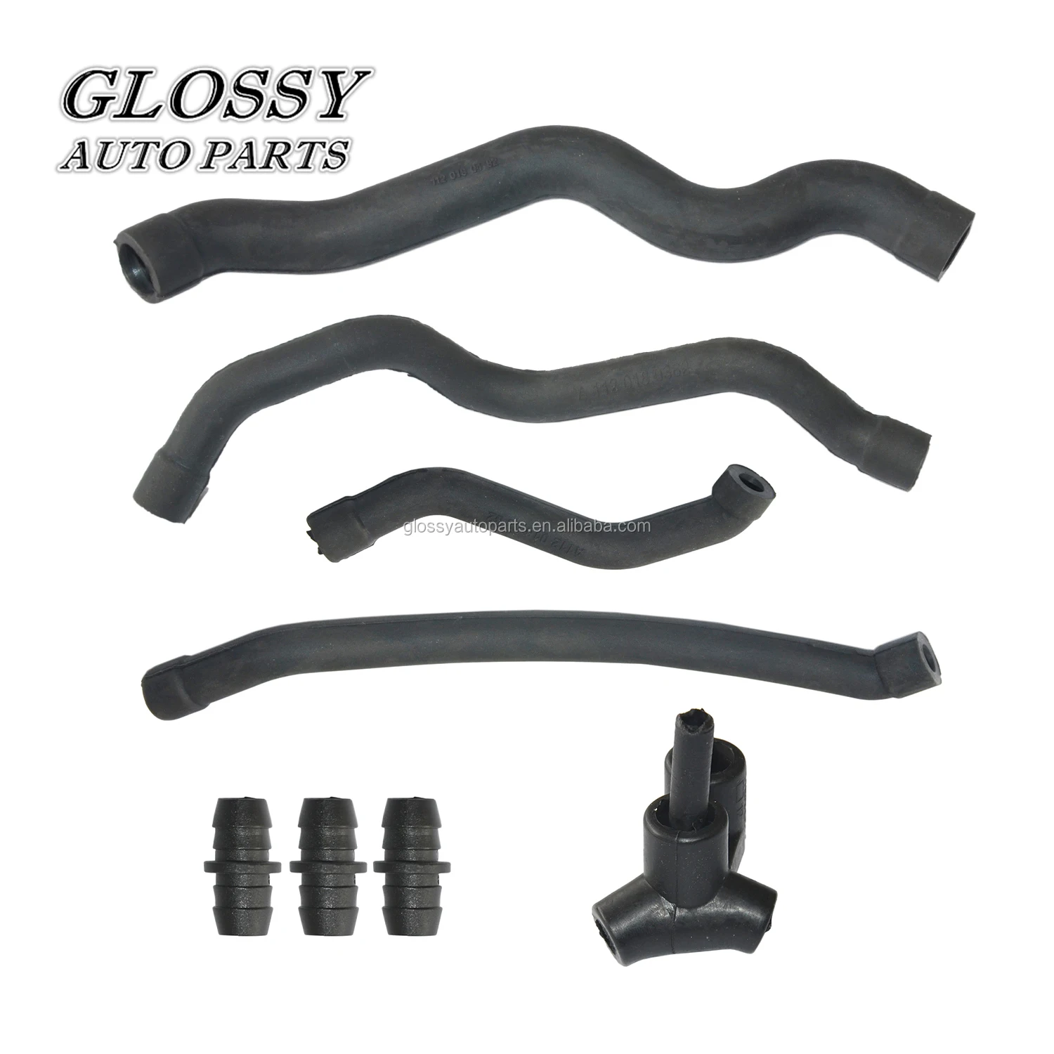 Glossy Crankcase Breather Hose Kits For W211 E500 E400 400se 117 990 15 ...
