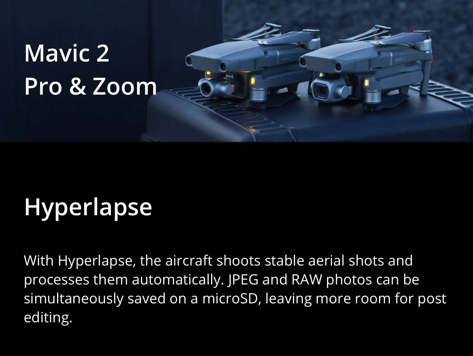 Dji Mavic 2 Zoom Drone With 2x Optical Zoom 4x Lossless Zoom Fhd Video ...