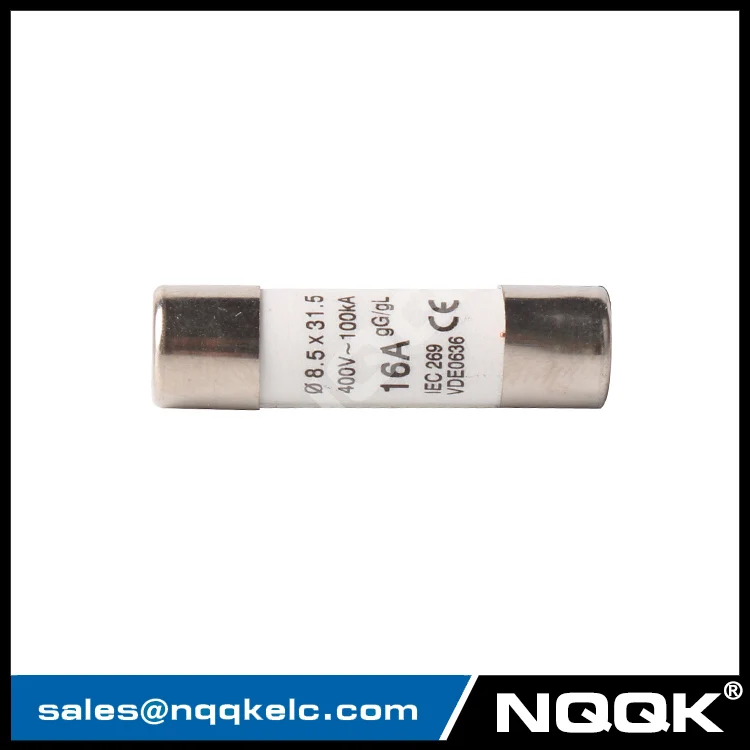 8.5x31.5 8.5*31.5 500v 690v 16a Gg Gl Ceramic Little Tube Fuse Link ...