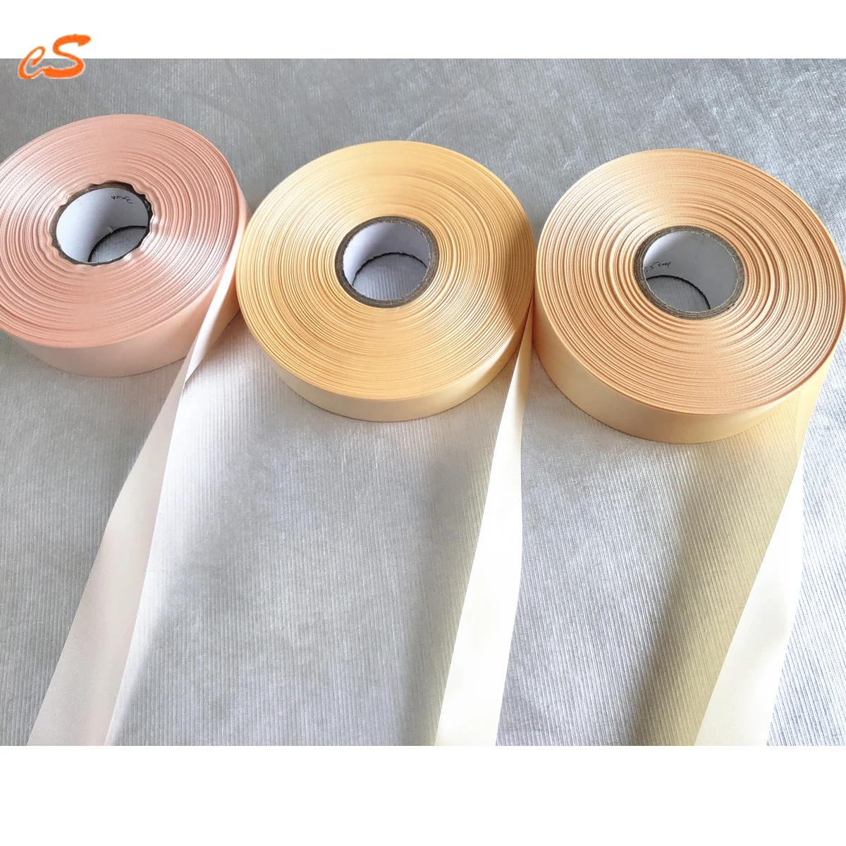 China 100% Polyester Slit Edge Single/double Faced Cheap Satin Pure ...