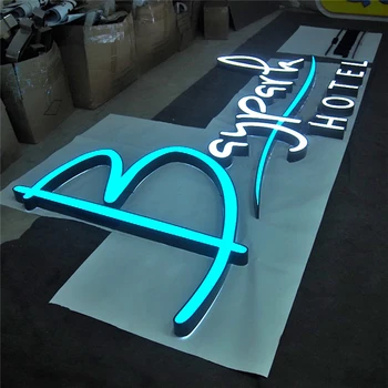 Customized Light Up Letters/battery Powered Led Open Signs - Buy Light ...