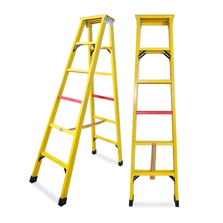 High-voltage Industrial Insulation Ladder 2m Frp Folding Ladder - Buy ...