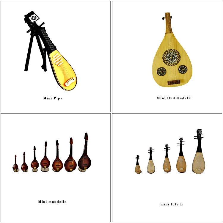 Mini Lute Arts and Crafts - Oud Model for Music Lovers