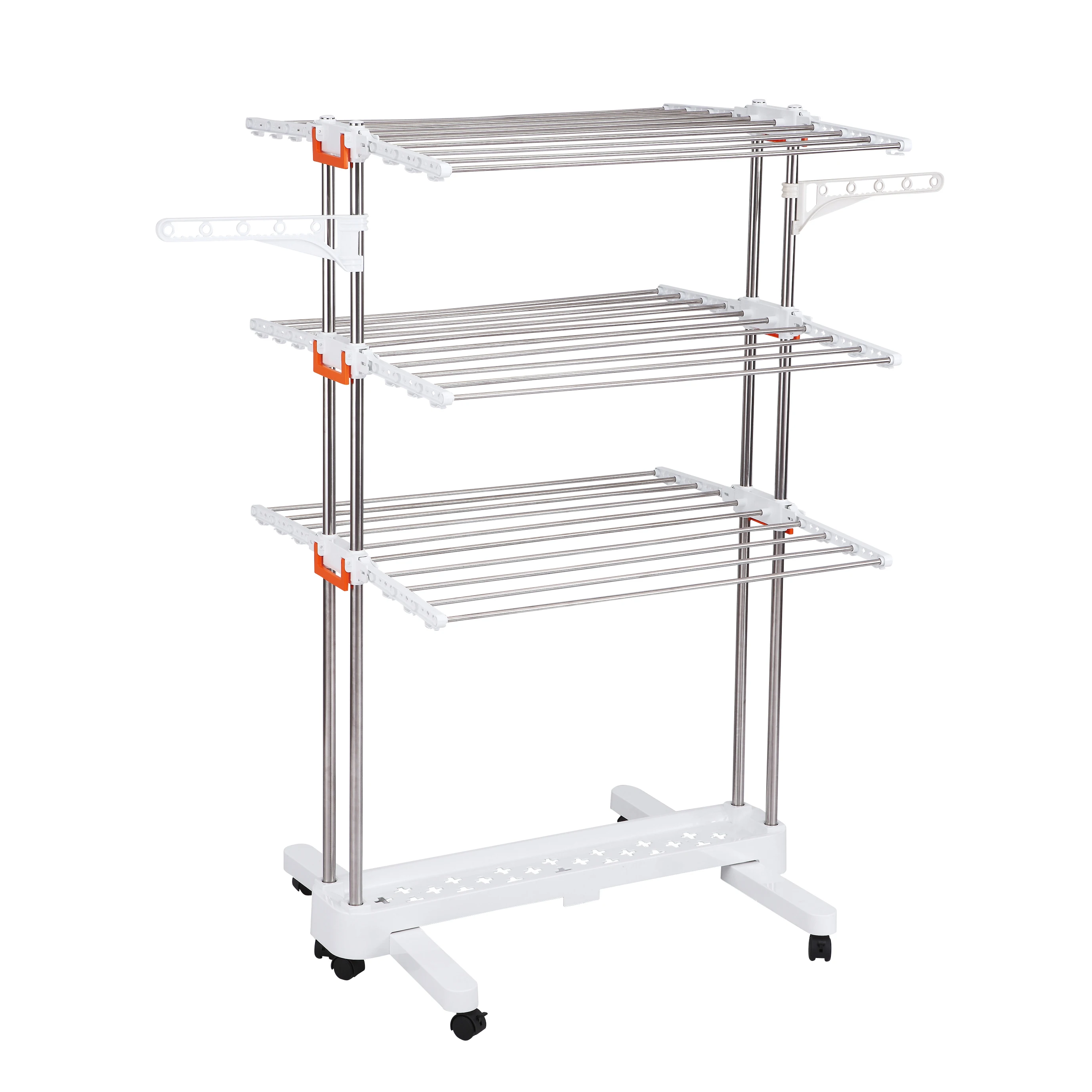 3 Tier Clothes Stainless Steel Drying Rack With Adjustable Height - Buy ...