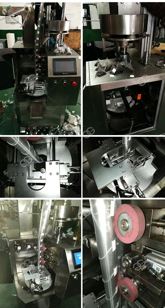 Factory Price Automatic Small Sachet Packaging Machine Nylon Triangle ...