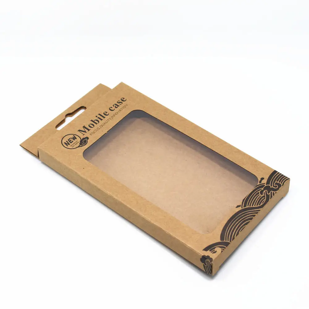 Smartphone Case Packaging Box Custom Mobile Phone Case Kraft Paper Box ...