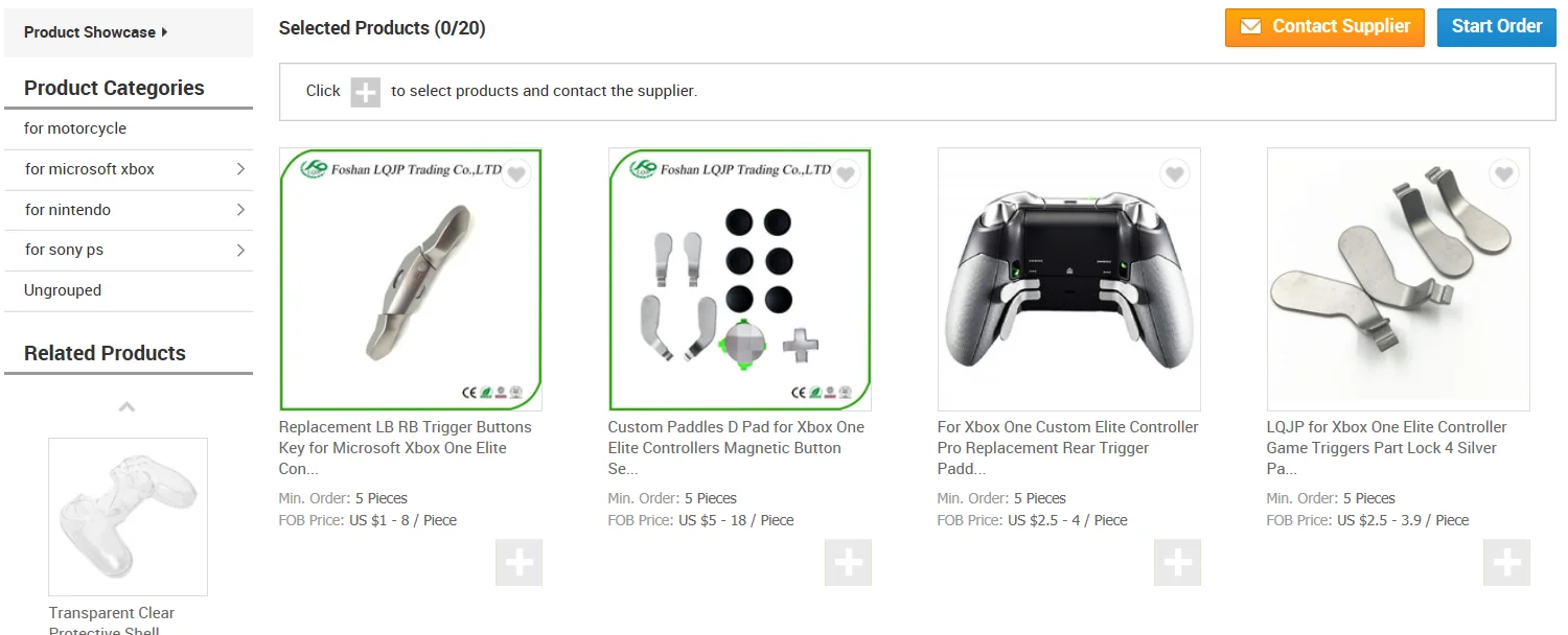 Paddle For Xbox One Elite Controller Triggers Part Lock 4 Paddles For ...