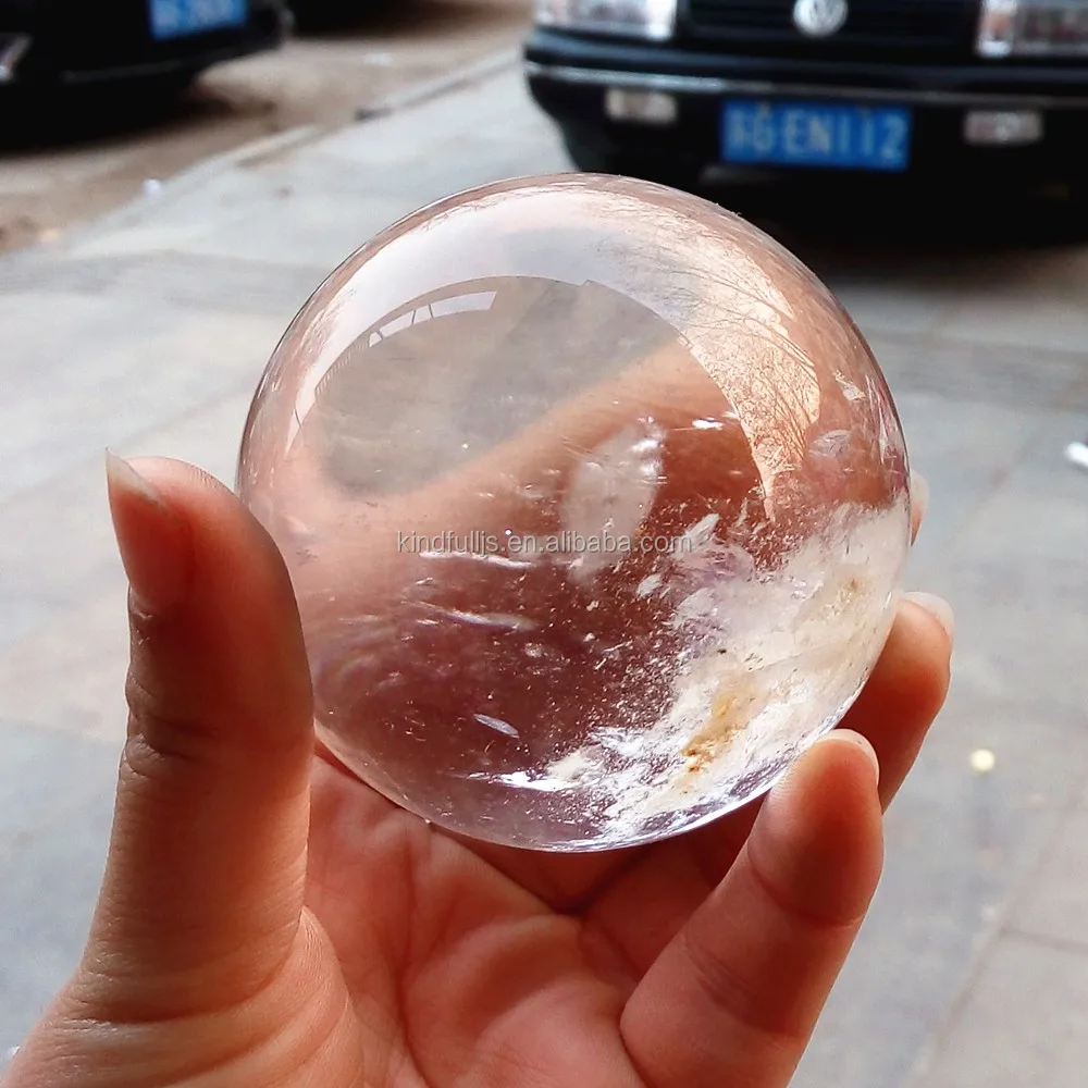 Natural Ice Ball Natural Rainbow Crystal Balls,Rainbow Iceland Spar ...