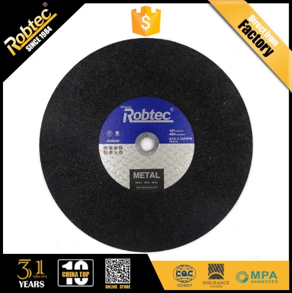 16 Inch ROBTEC Cutting Disc - MPA Verified Metal Wheels