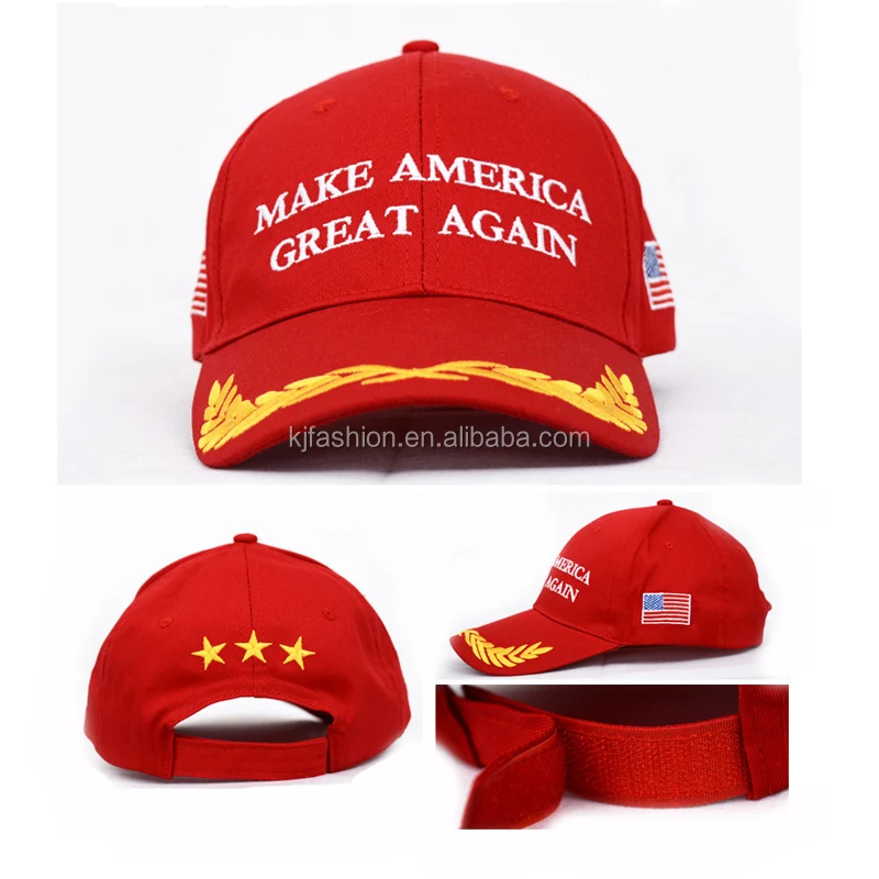 Fashion Campaign Embroidered Usa Maga Hat With American Flag Custom ...