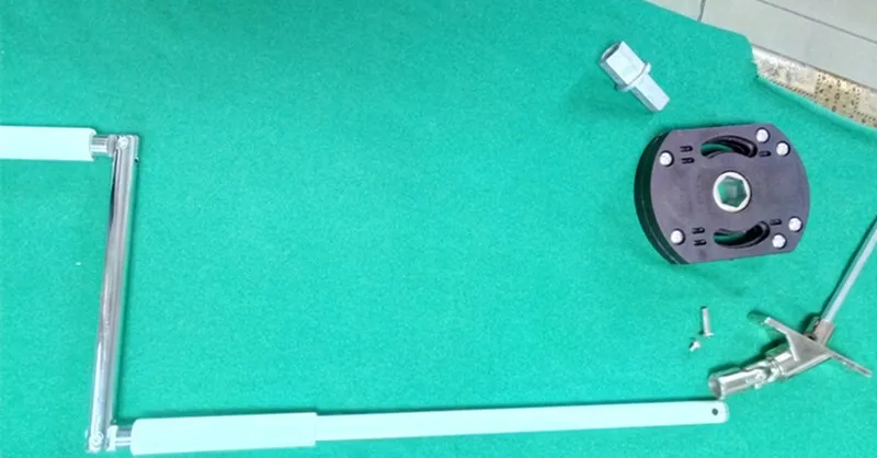 Aluminum Window Shutter Hand Crank Set - White, OEM Available