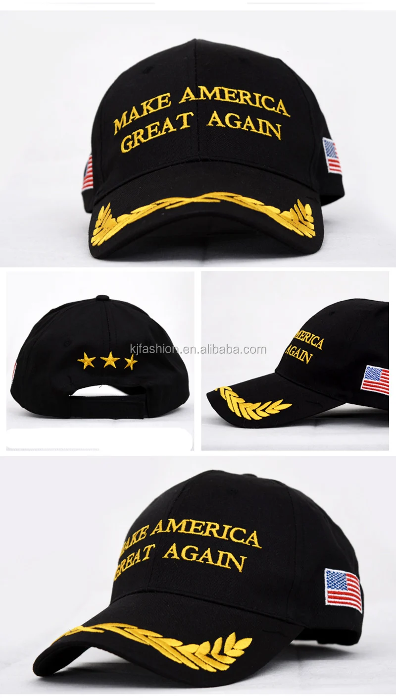 Fashion Campaign Embroidered Usa Maga Hat With American Flag Custom ...