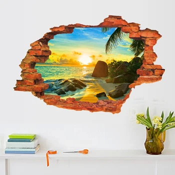 3d Removable Window Sticker Paint Home Decor - Buy Window Sticker Paint ...