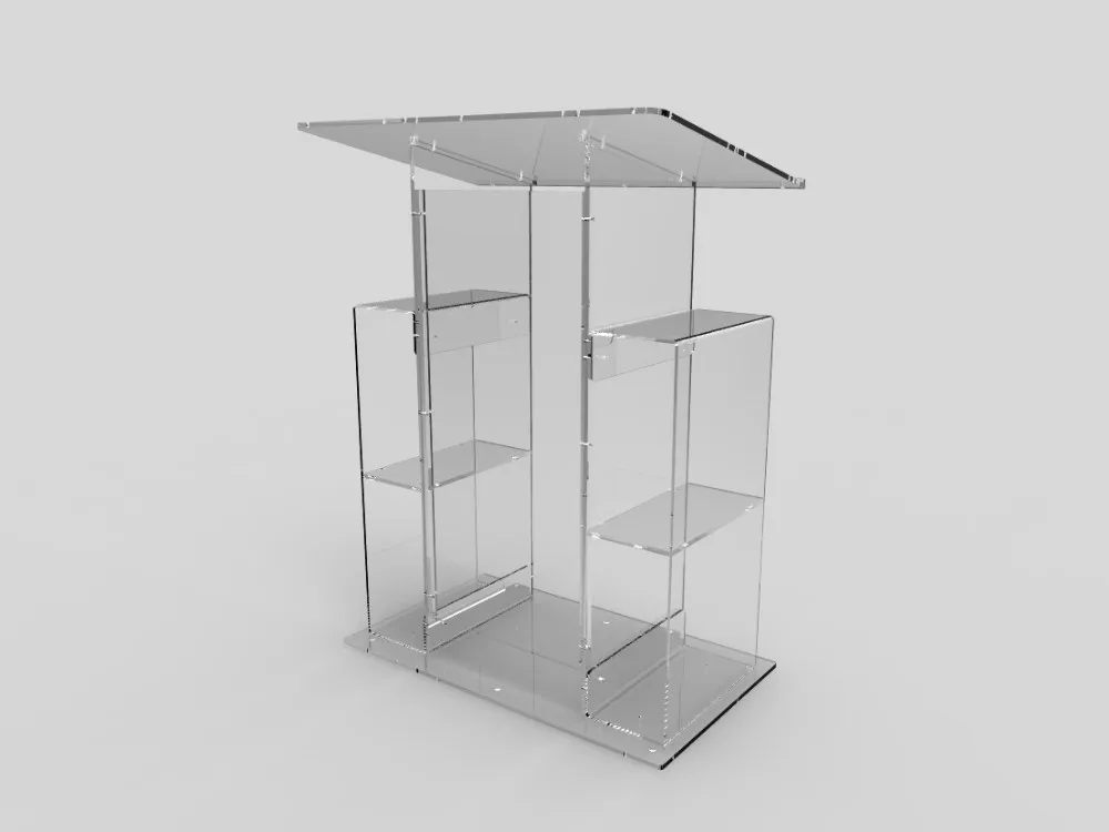 Modern Clear Acrylic Perspex Lectern Podium Church Pulpit - Buy Church ...