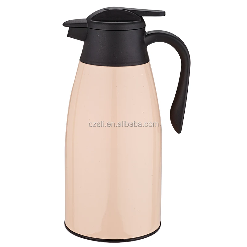 2l Stainless Steel Flask Bottle Tea Coffee Pot Thermos With Handle ...