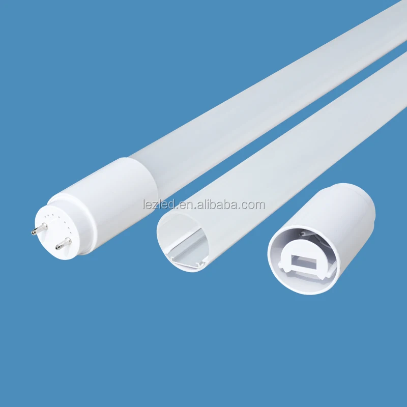 PC Cover LED Tube Light Parts T8 Extrusion Housing by LEZ