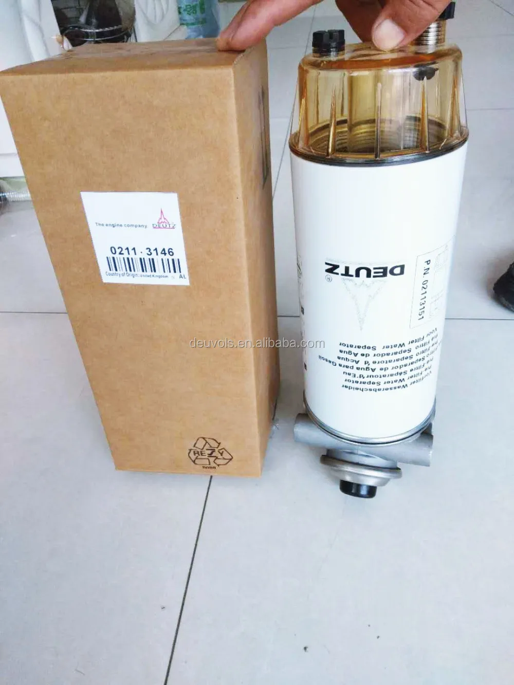 Long Service Life Deutz Tcd2013 Fuel Prefilter 04295422 04295664 ...