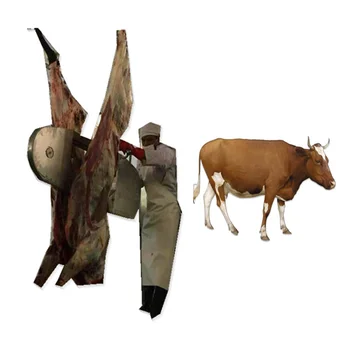 Cow Slaughter Line Cattle Slaughter System Beef Carcass Splitting Saw ...