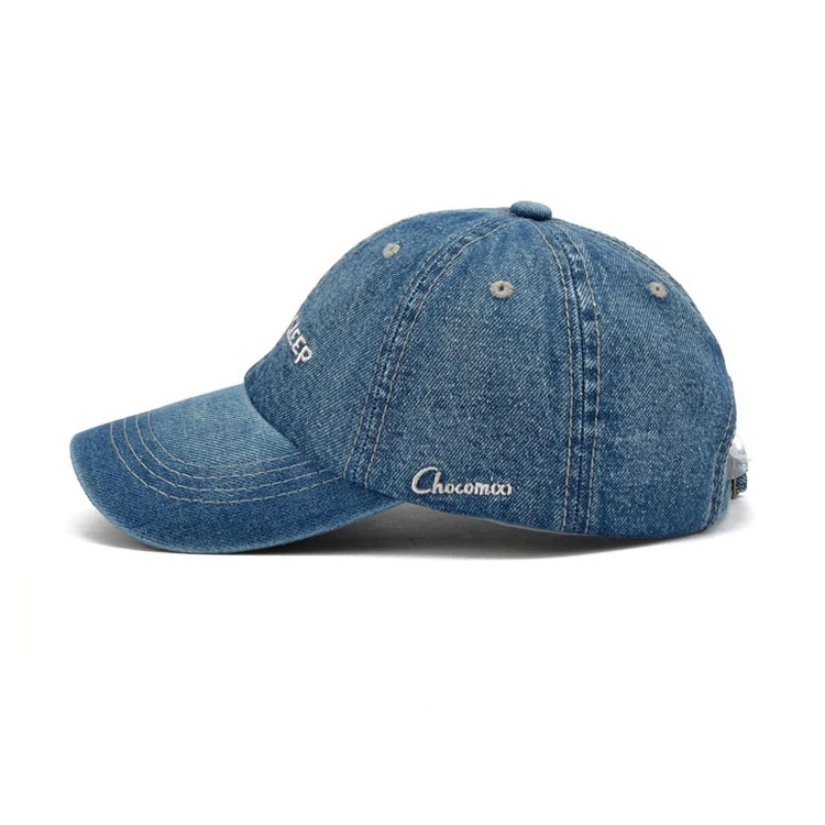 Custom Made Free Samples Blue Jean Caps,Plain Denim Cap - Buy Denim Cap ...