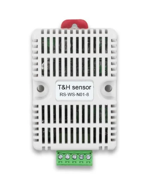 RS-WS-N01-8 Modbus Sensor - Precision Temperature & Humidity Transmitter Rail