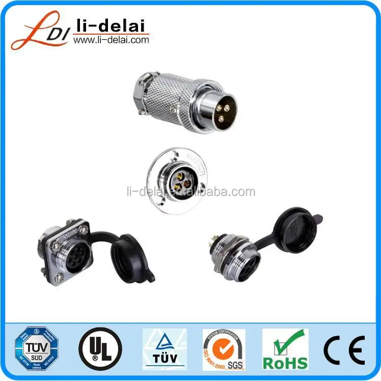 Gx18 Metal Connector Gx18 Aviation Plug 3pin Gx18 Connector 3pin - Buy ...