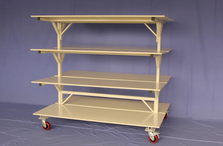 Customized Double-sided Boards Four-layer Loose Fabric Trolley - Buy ...