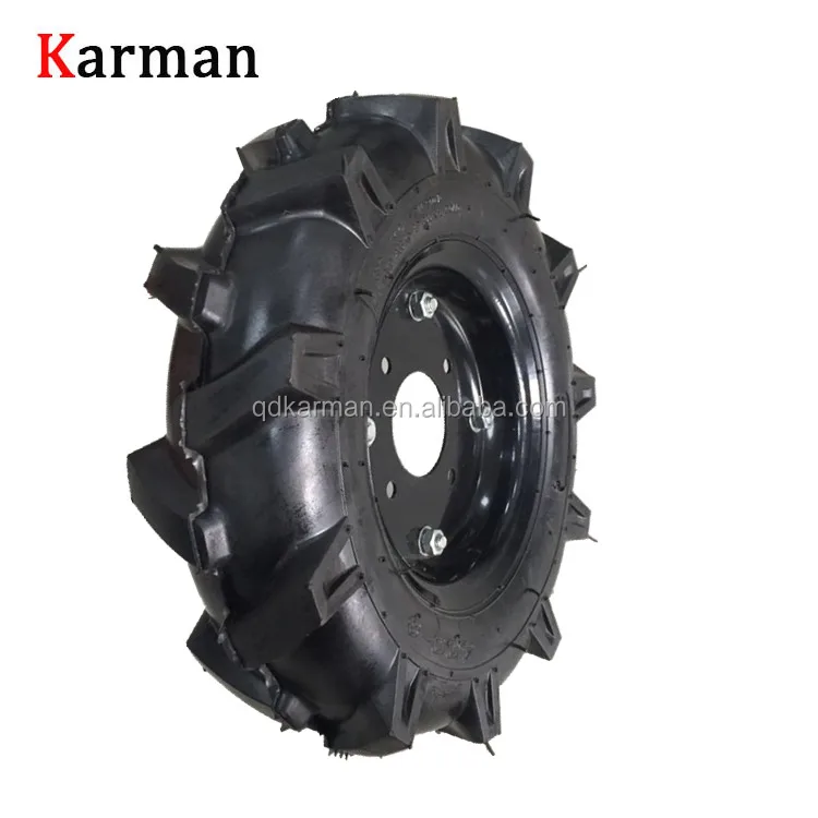 16 Inch 8PR High Quality Mini Tiller Wheel Tractor Tire 4.00-8 with Rim ...