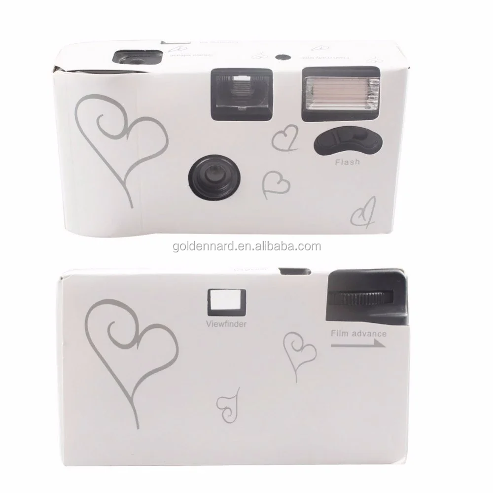 Cheap Quick Snap Single-Use Disposable Flash Camera 35mm Film