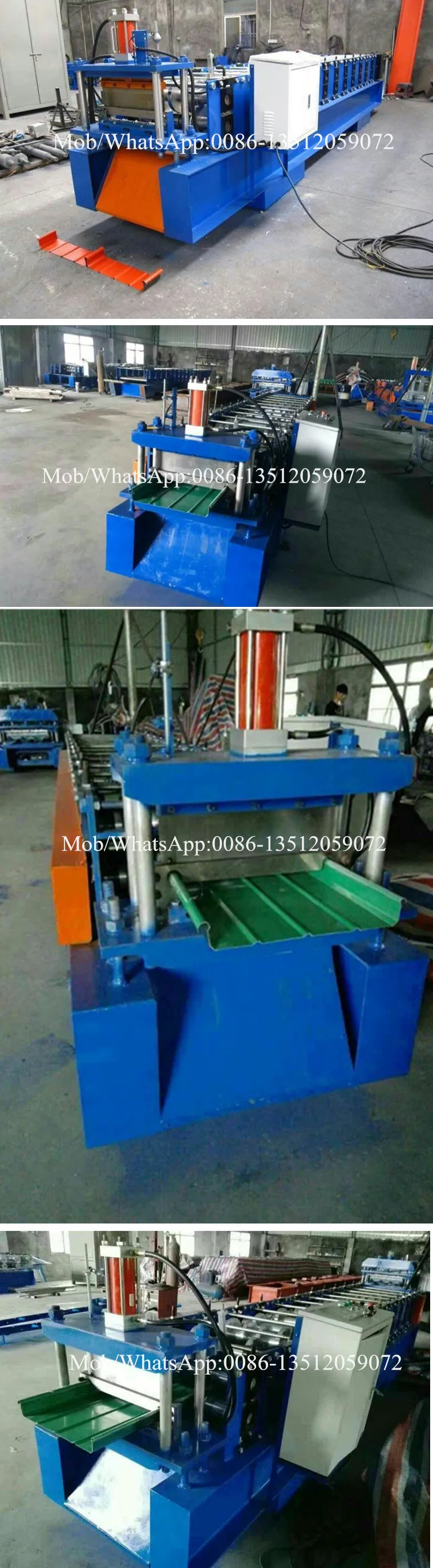 Automatic Portable Standing Seam Metal Roof Machine for Sale