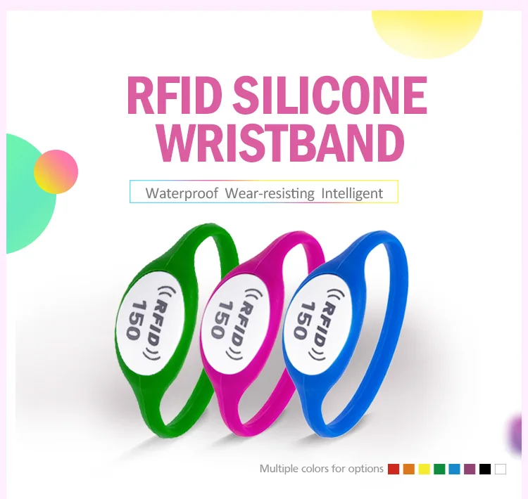 Waterproof 13.56mhz Rfid Wristband Swimming Pool Rfid Wristband Locker ...