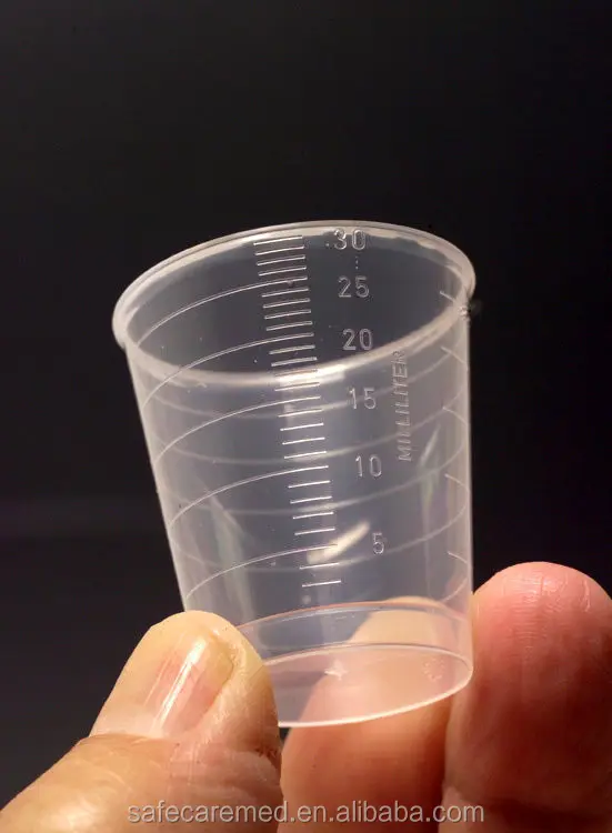 30cc 60cc Guided Liquid Medicine Plastic Measuring Cups - Buy 30ml ...