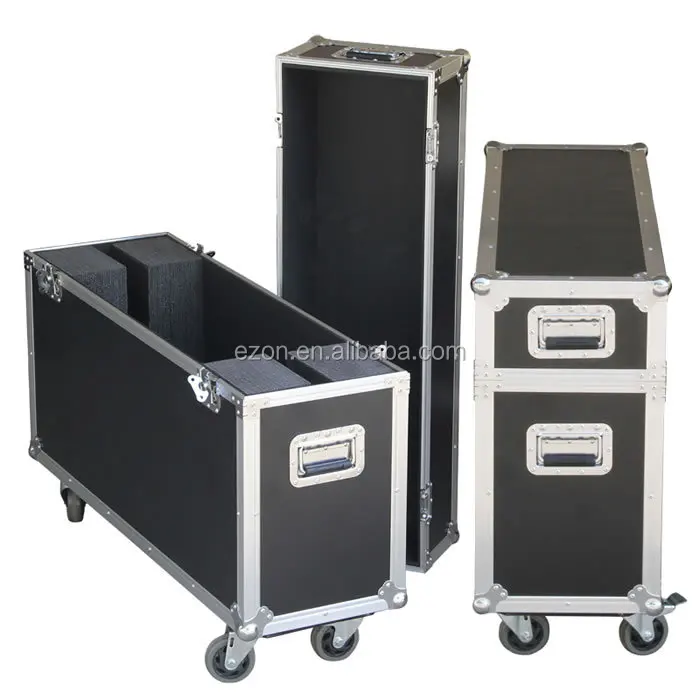 Utility Flight Case Custom Plasma Lcd Tv Flight Case Equipment Shockproof Industrial Instrument ...