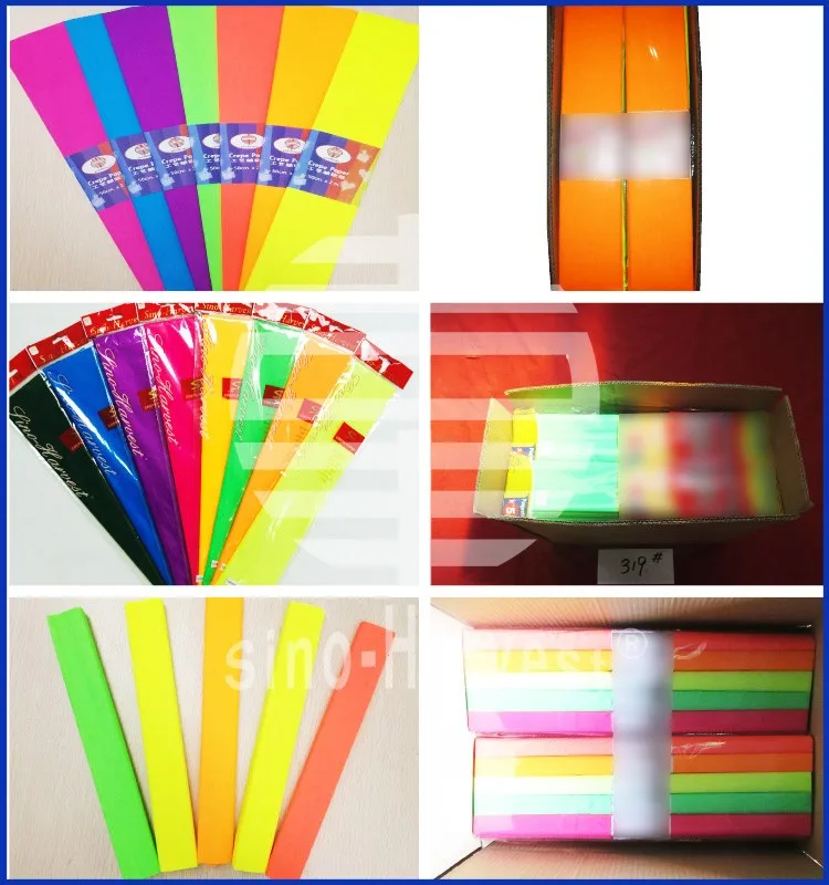 Craft Fluorescent Neon Color Crepe Paper - Buy Neon Color Crepe Paper ...