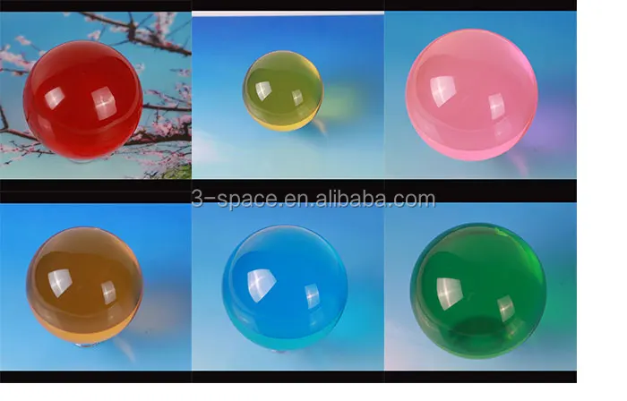 100mm Large Acrylic Sphere With Stand Pmma Transparent Solid Globes ...