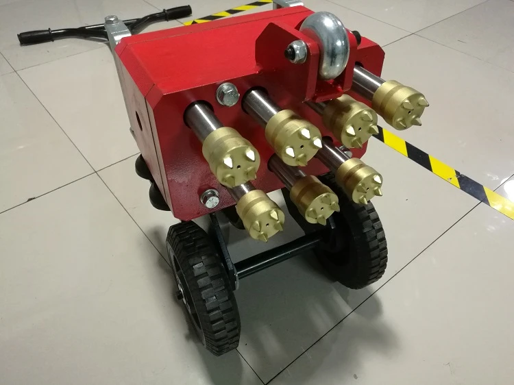 7 Heads Concrete Chipping Machine Road Marking Paint Remover - Buy ...