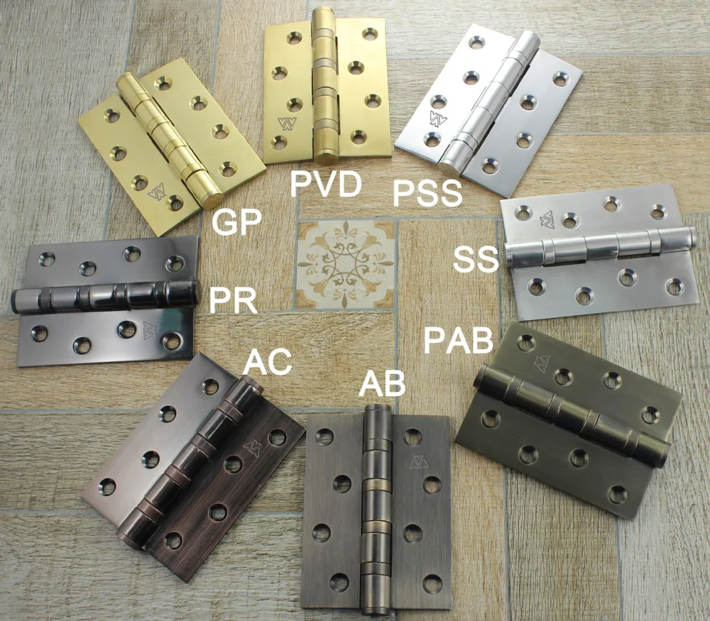 80mm Stainless Steel Removable Door Hinges for Cleanliness