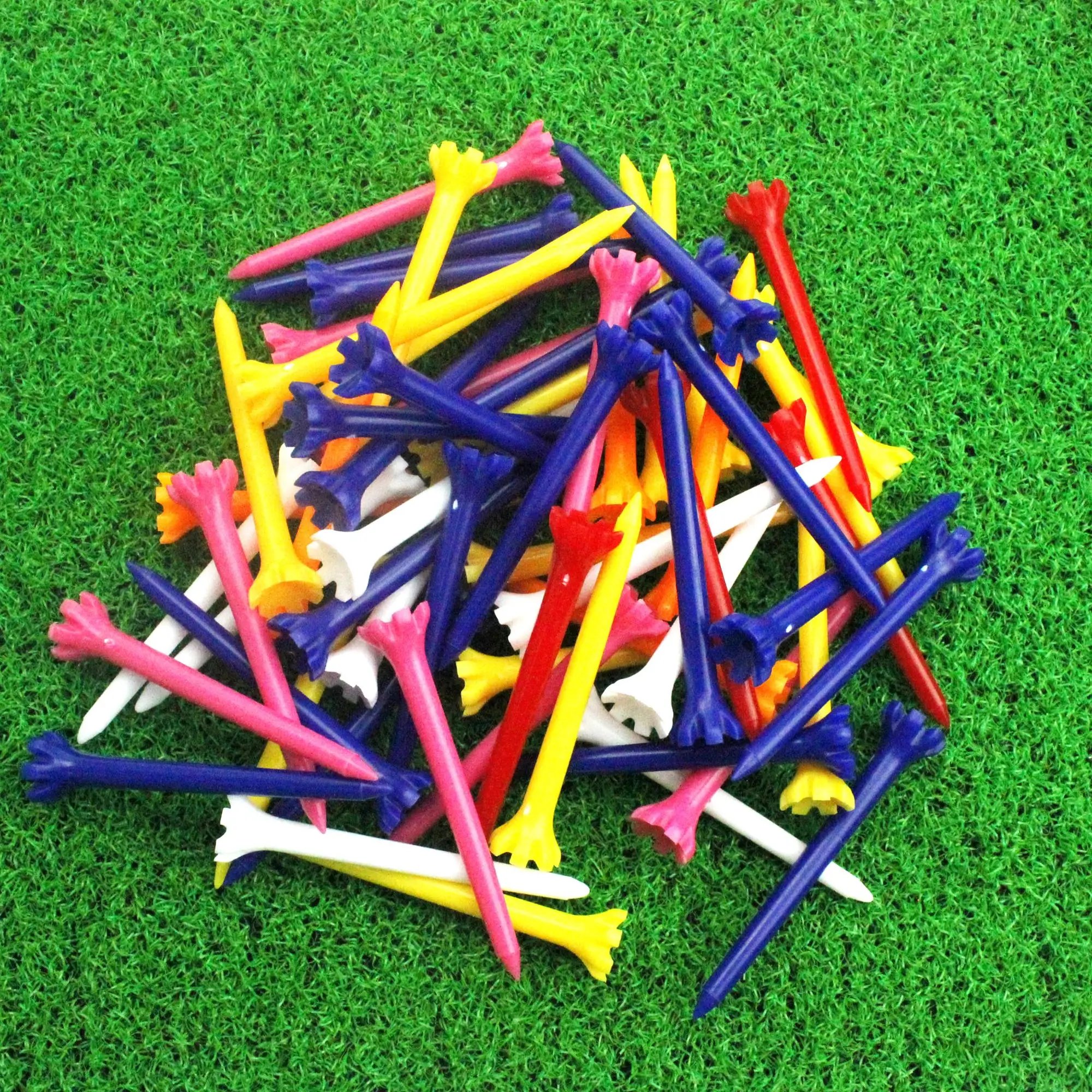 Wholesale High Quality Golf Tees 7 Claws Tee Plastic Golf Tees Mixed ...