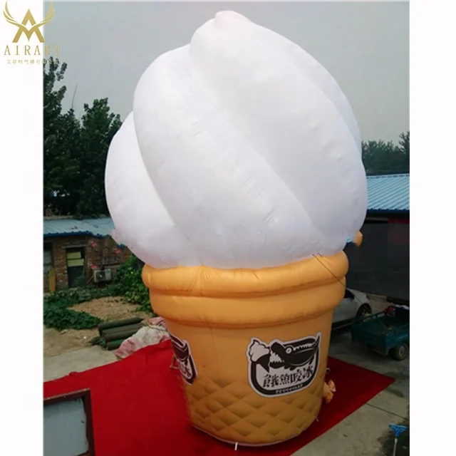 Sweet Inflatable Ice Cream Cone - Kids’ Advertising Billboard