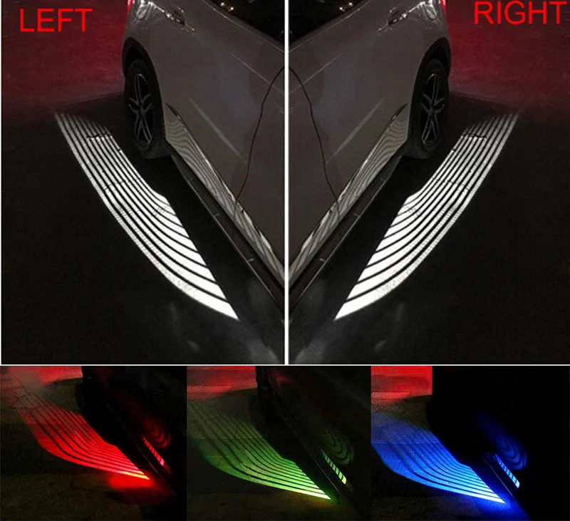 Car Accessories Angel Wings Shadow Light Car Door Angel Wings Light For ...