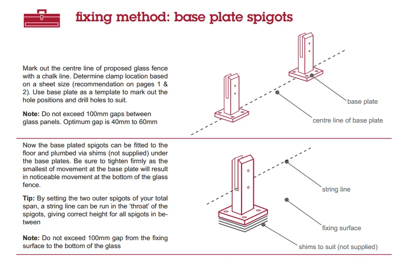 Stainless Steel Glass Railing Spigot Pool Fence Glass Spigot - Buy ...