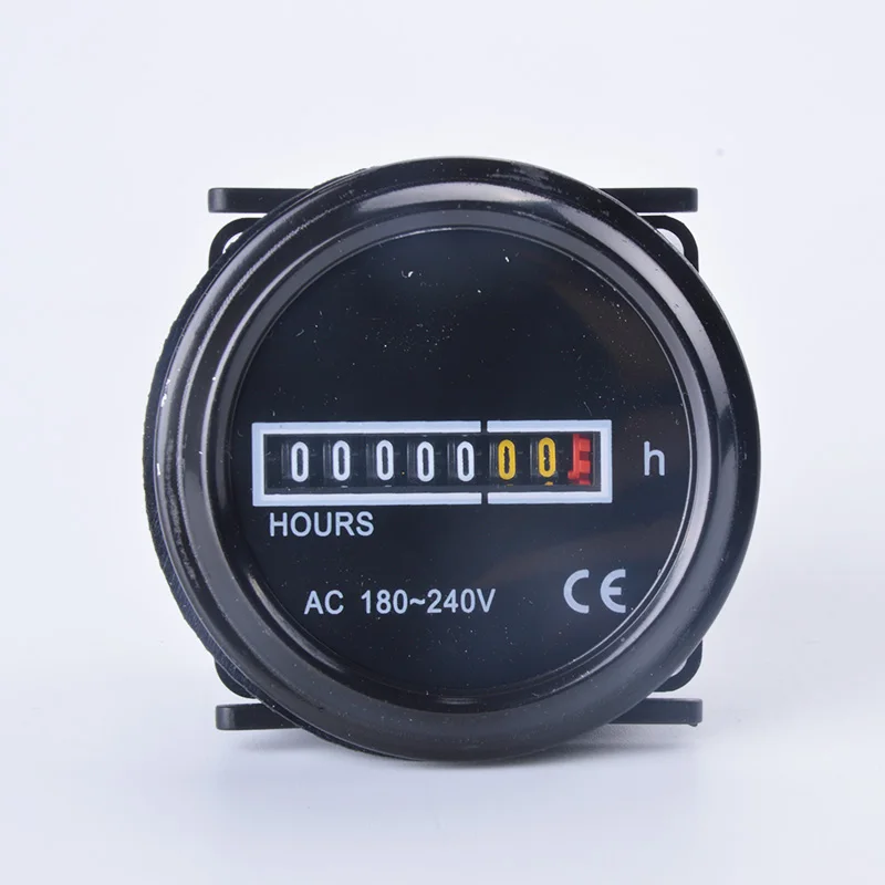 TH-1 7 Digital Round Counter for Generators,Motors, Boat Meter Timer ...