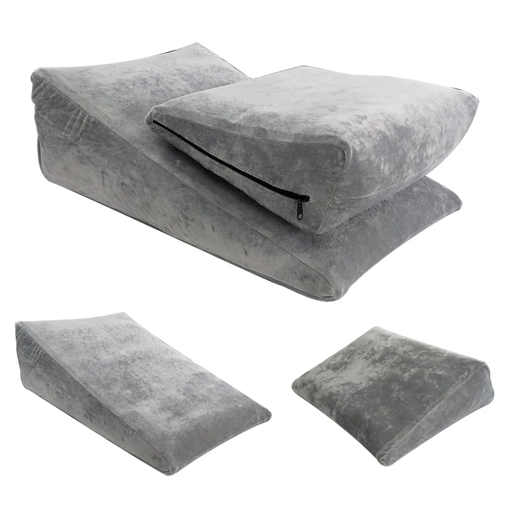 Inflatable Air Filled Velvet Intimate Positioning Pillow Body Cushion Pillow Body Love Position