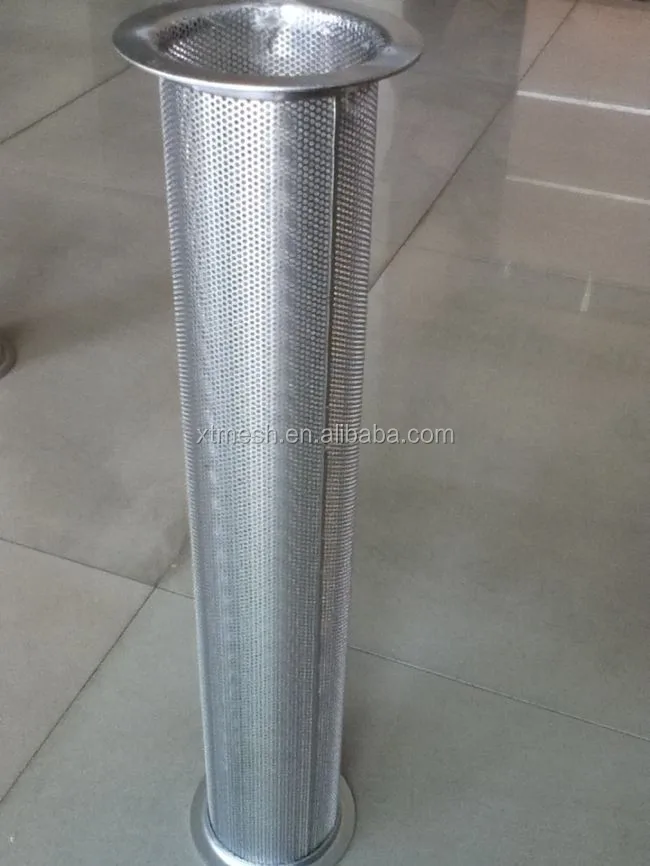 Stainless Steel Wire Mesh Cylinder Filter/wire Mesh Filter/porous Mesh ...