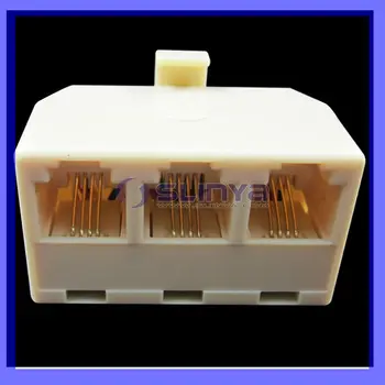 3 Way Rj11 Lan Network Ethernet Splitter Connector - Buy 3 Way Rj11 ...