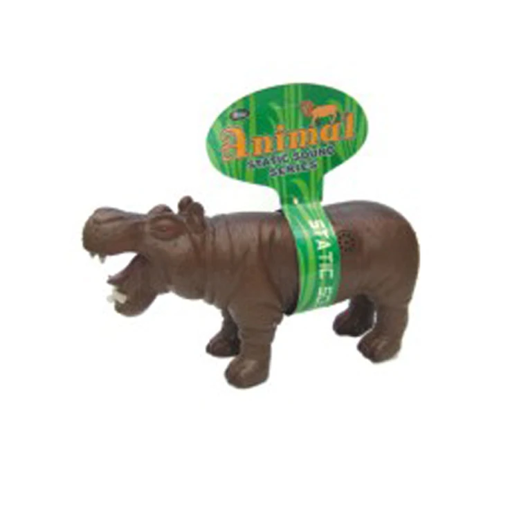 Hippo Model Toy Pvc Plastic 12 Inch Tie On Cards Kid Toys Stuffed ...